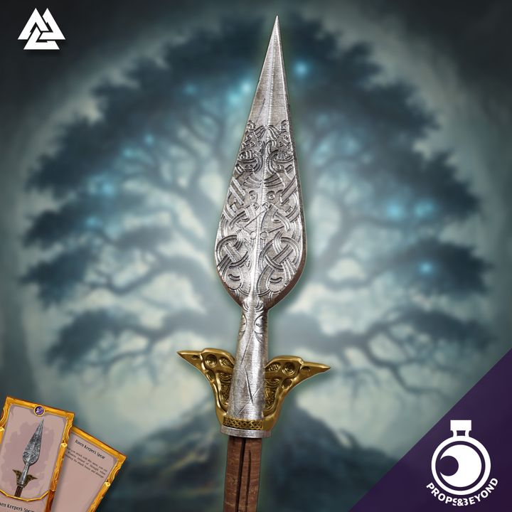 3D Printable Raven Keeper’s Spear by Props&Beyond